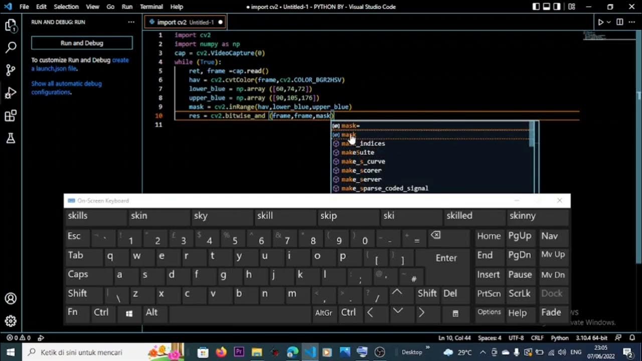 Image Segmentation menggunakan aplikasi pyhton dengan cv2 dan Numpy - YouTube