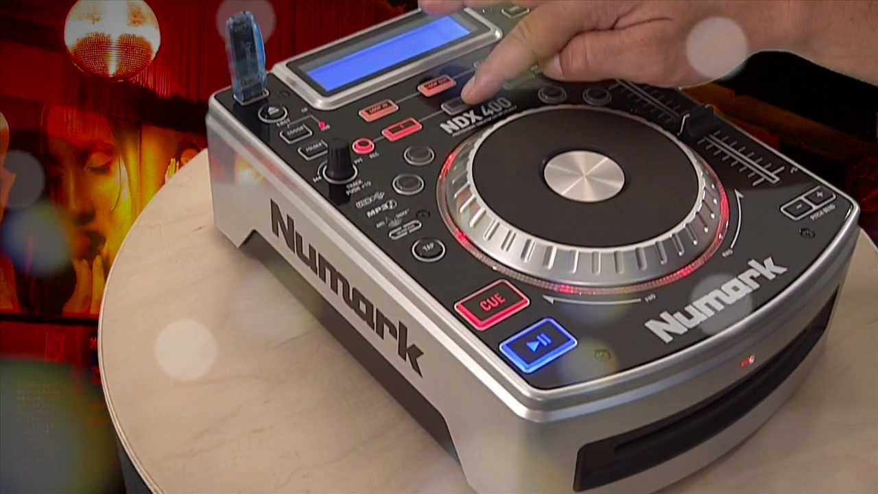 Numark NDX 400 Tabletop USB / MP3 / CD Player - YouTube