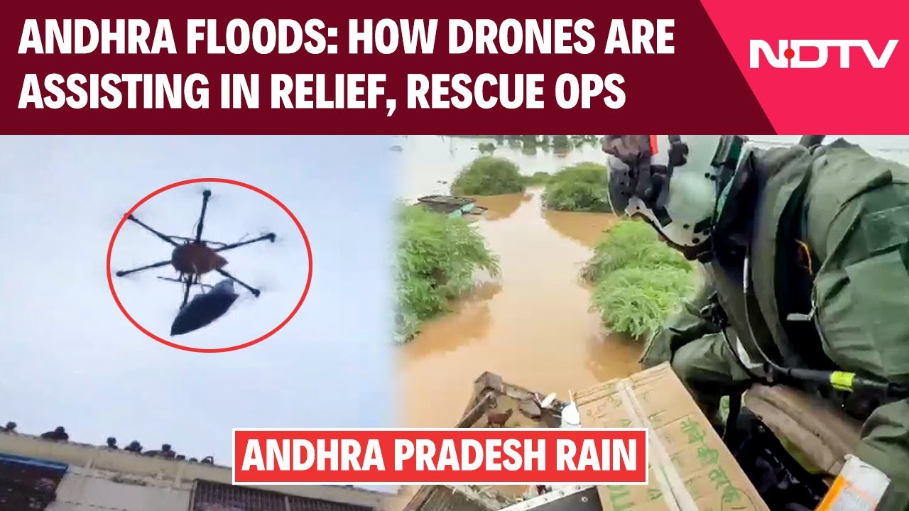 Andhra Pradesh News | How Drones Are Assisting In Relief, Rescue Ops In ...