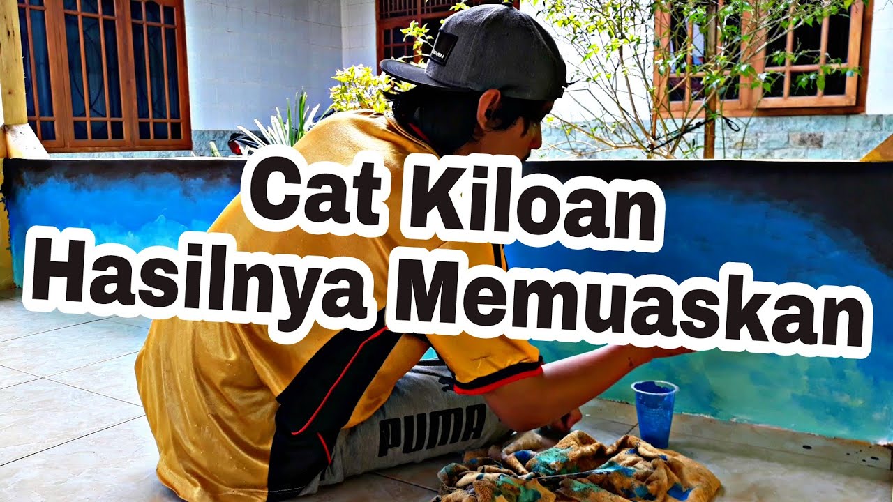 Coret-coret di tembok pake Cat Kiloan - YouTube
