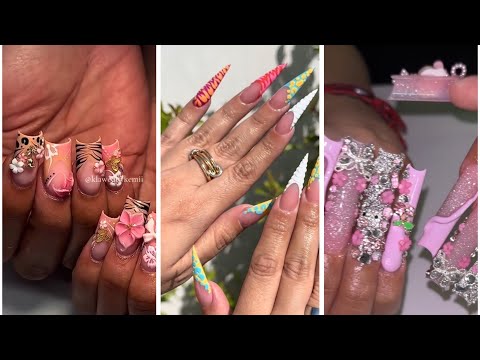 TIKTOK NAIL VIDEOS | TIKTOK COMPILATION | ACRYLIC GEL X