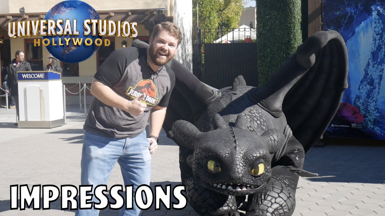 Talking to Toothless Like Hiccup! - Universal Studios Hollywood ...