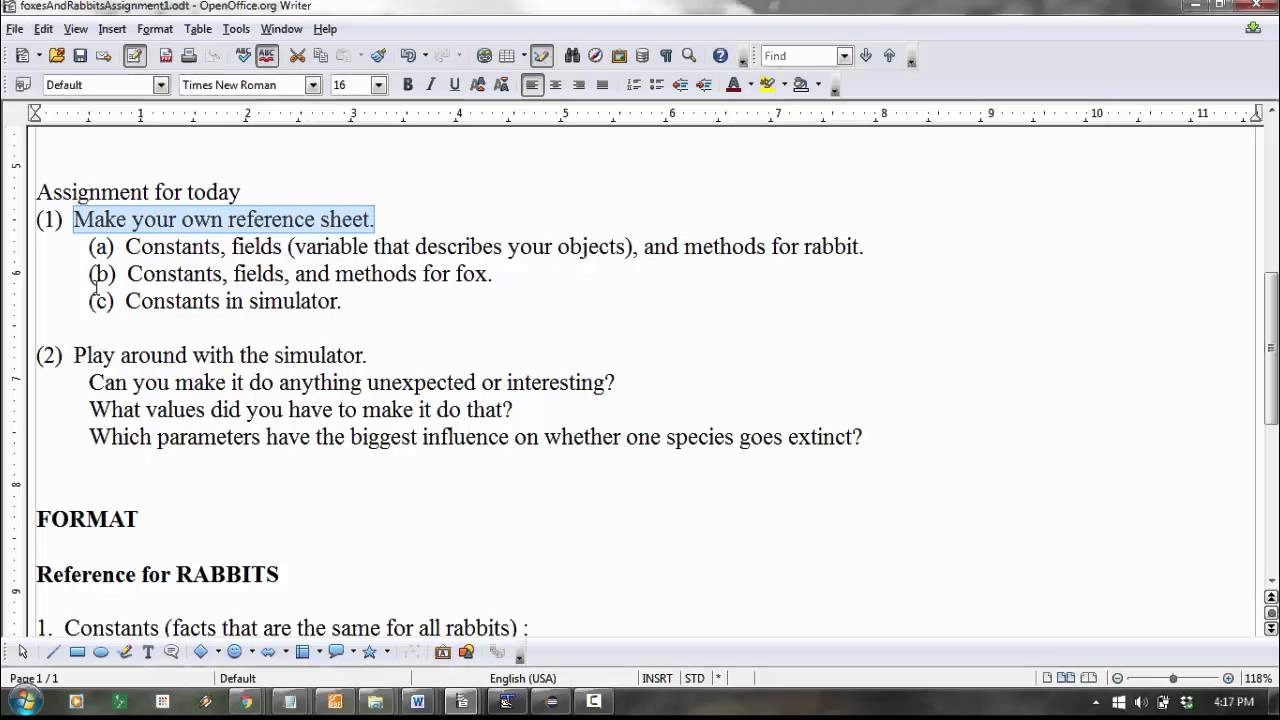 Foxes and Rabbits Simulation Introduction - YouTube