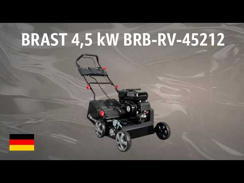 Benzin Vertikutierer BRAST 4,5kW (6,12PS) BRB-RV-45212 | TEST | Deutsch