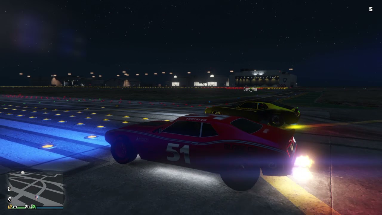 Gta 5 Drag race- Deviant vs Deviant on slicks - YouTube