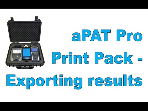 Delta aPAT kit - Exporting Results - YouTube