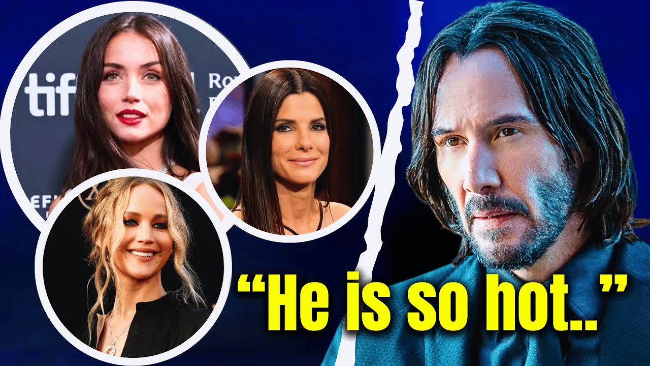 Keanu Reeves Being Thirsted Over by Female Celebrities NO SHAME - YouTube