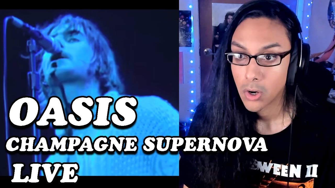 Oasis Champagne Supernova Live Reaction - YouTube