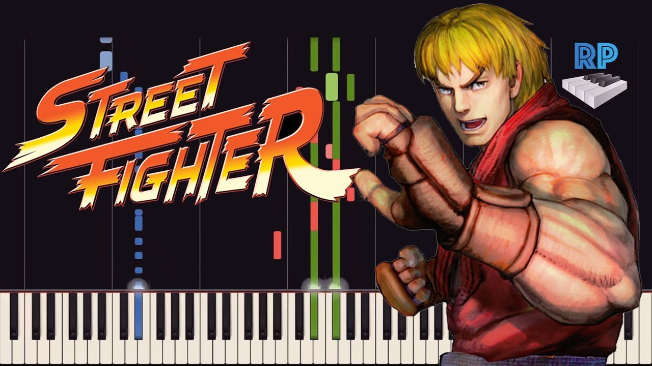 Street Fighter - Ken's Theme - Synthesia Piano Tutorial - YouTube
