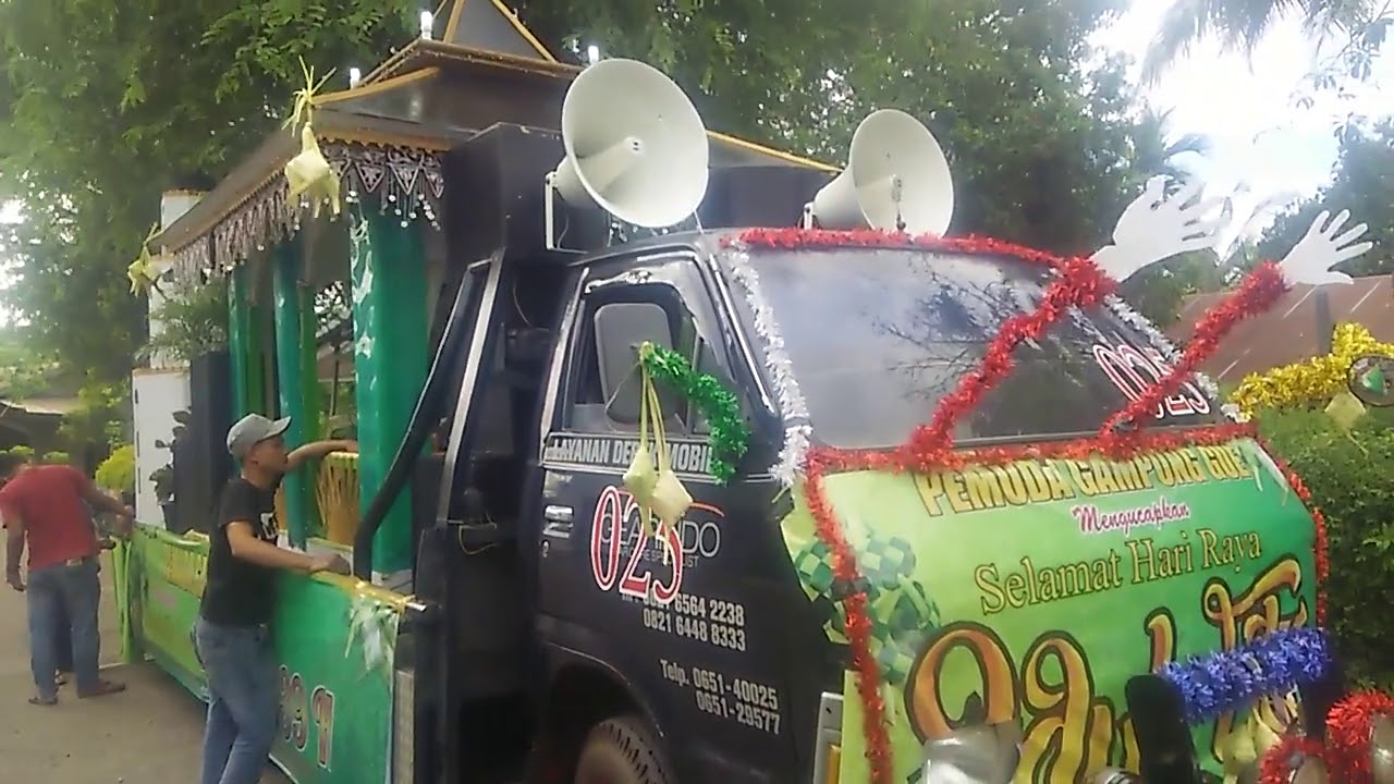 mobil takbiran gampong gue - YouTube