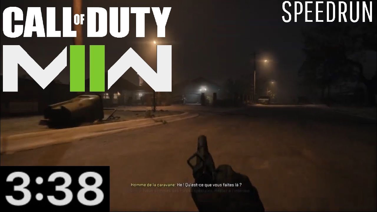 COD MWII |Speedrun Borderline [3:38] WR (PS4) - YouTube