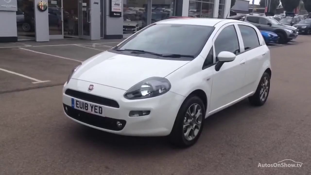 FIAT PUNTO EASY PLUS WHITE 2018 - YouTube