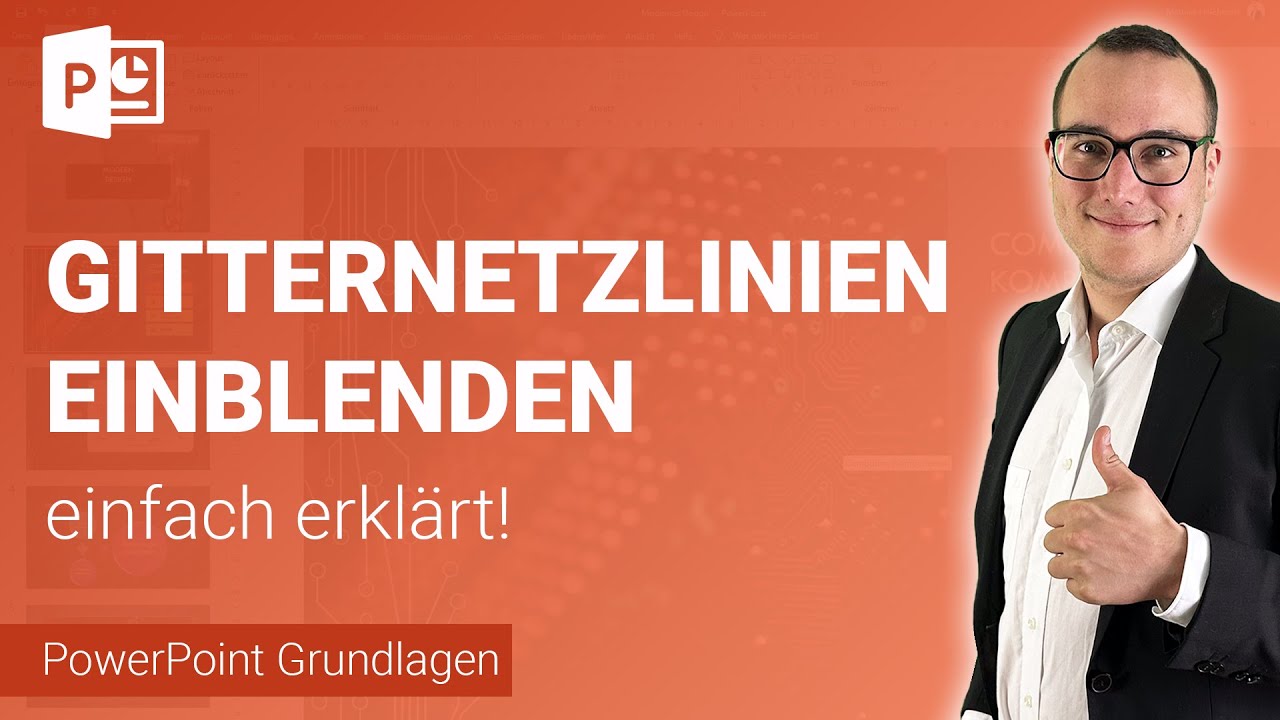 GITTERNETZ, LINEAL & MITTELPUNKT aus- & einblenden einfach erklärt | Lerne Microsoft PowerPoint ...
