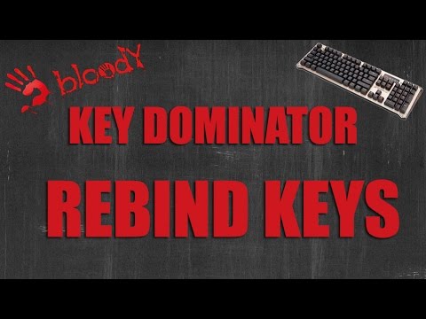 Create Profiles & Rebind Keys with Key Dominator | Bloody Keyboards - YouTube