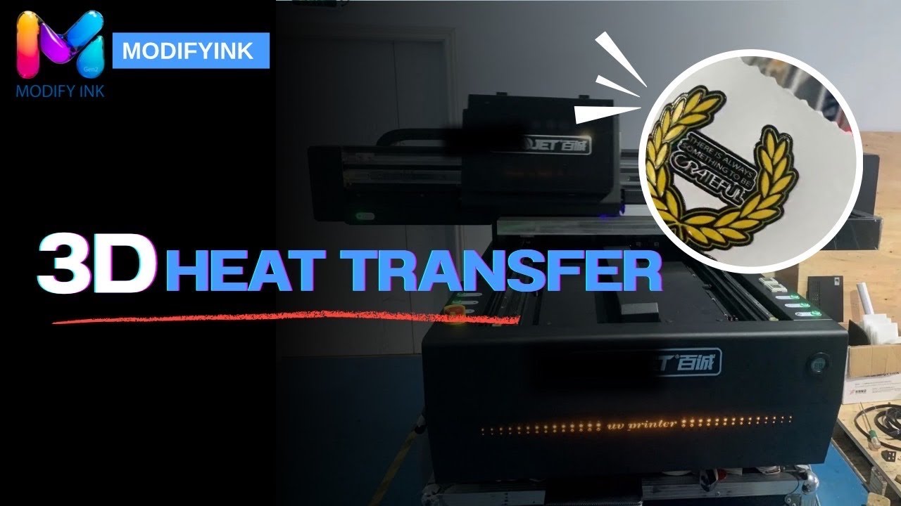 3D HEAT TRANSFER EP1. BY MODIFY INK - YouTube