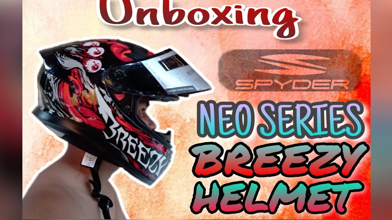 UNBOXING | SPYDER HELMET | RECON 2 | NEO SERIES | BREEZY RED | - YouTube
