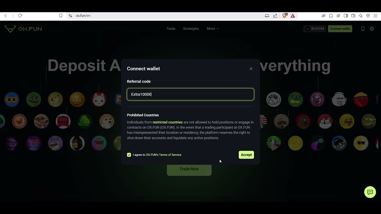 ox.fun crypto trade - YouTube