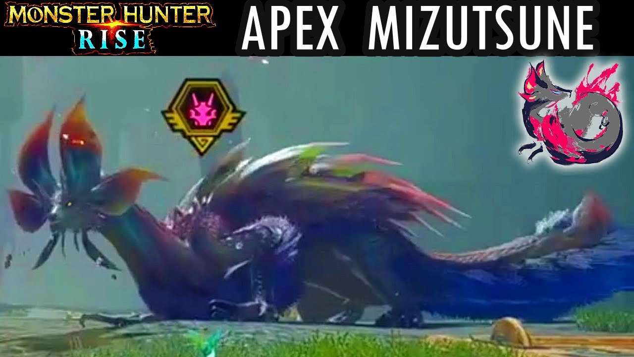 Monster Hunter Rise APEX MIZUTSUNE GAMEPLAY RAMPAGE COMBAT BATTLE ...