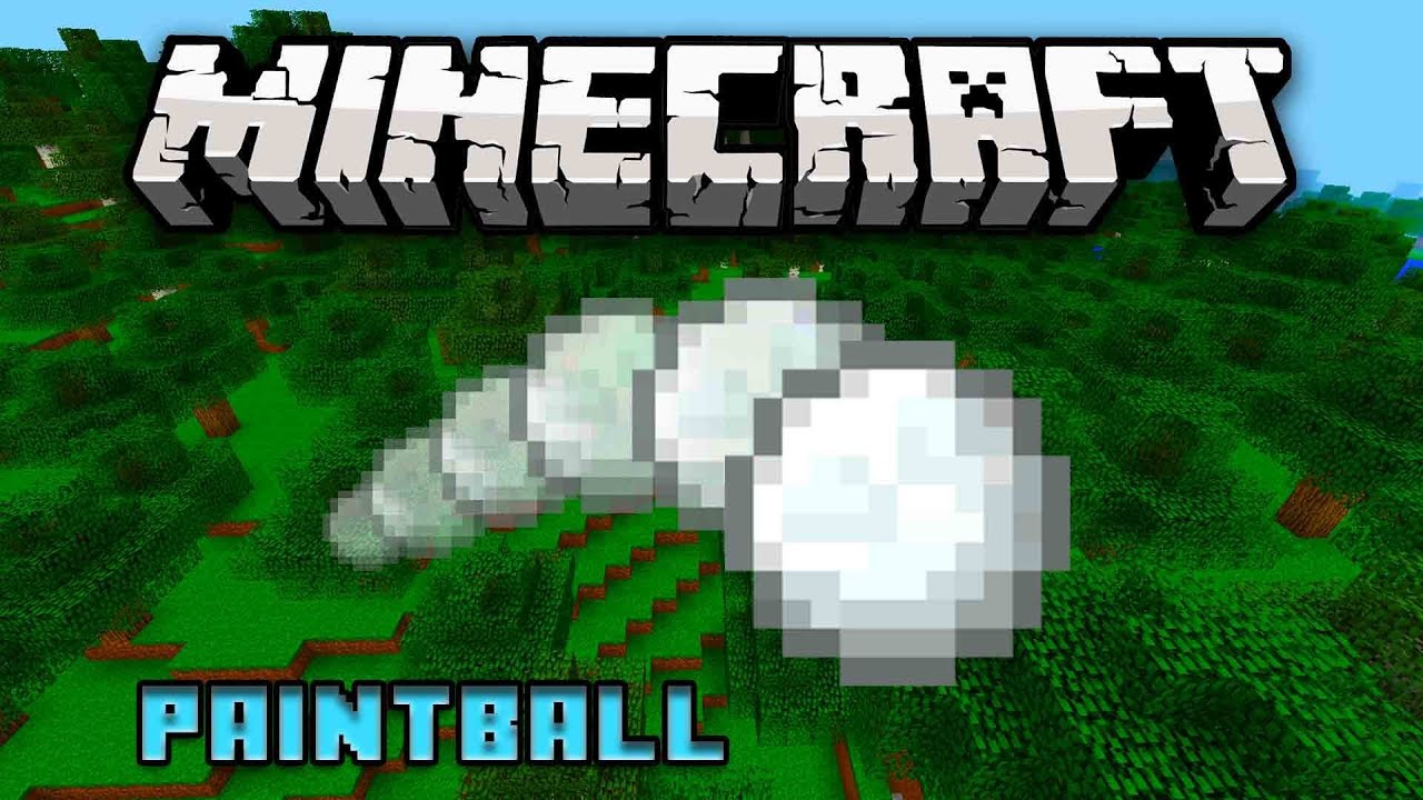 Minecraft: Paint Ball"Dem Spawn Campers" - YouTube