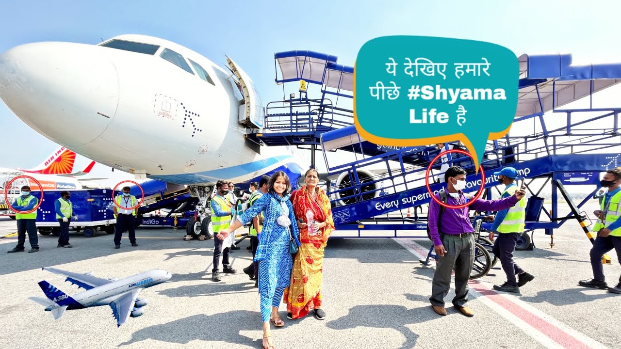 IGI Airport New Delhi To Patna Bihar By Flight ️ vlog 2022 ...