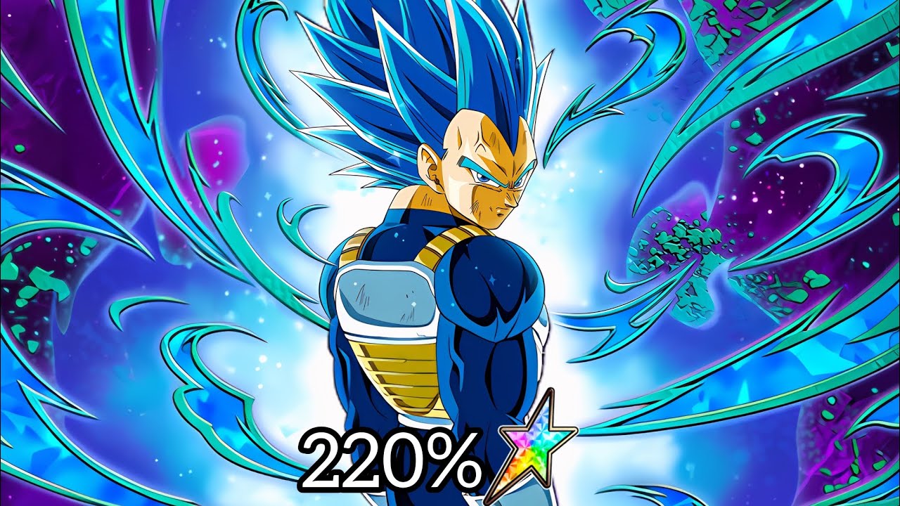 ¡MUY TOP!👏🏻👏🏻 SHOWCASE 220% FULL RAINBOW VEGETA BLUE EVOLUTION - YouTube