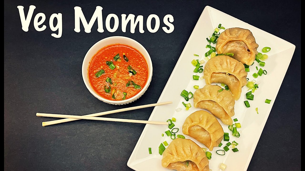 Veg Momos Recipe | Steamed Vegetarian Dumplings - YouTube