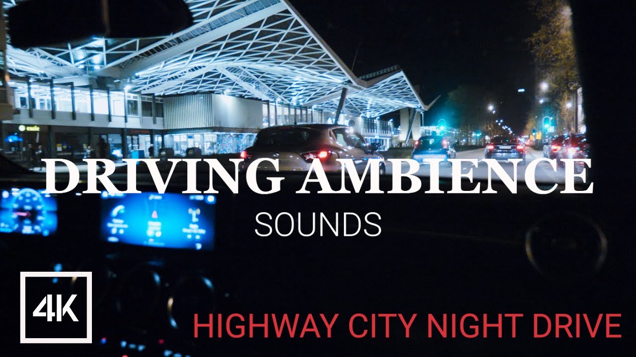 Night Drive ASMR Highway - City {No Talking, No Music} Mercedes A-Class ...