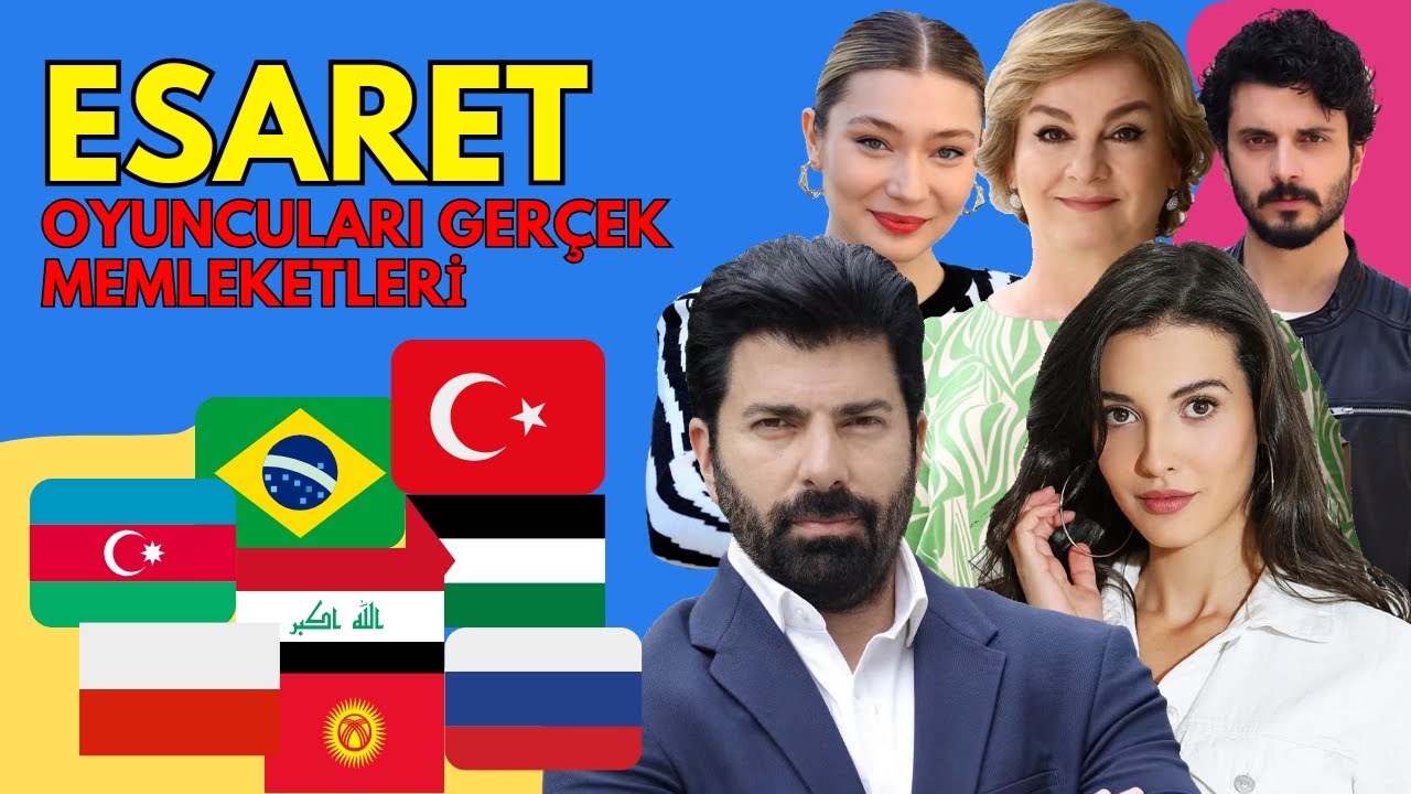 Esaret dizisi oyuncularının gerçek memleketleri - YouTube