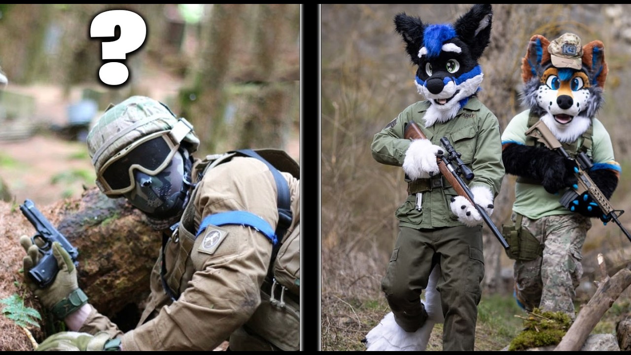 Furries na Airsofte - YouTube