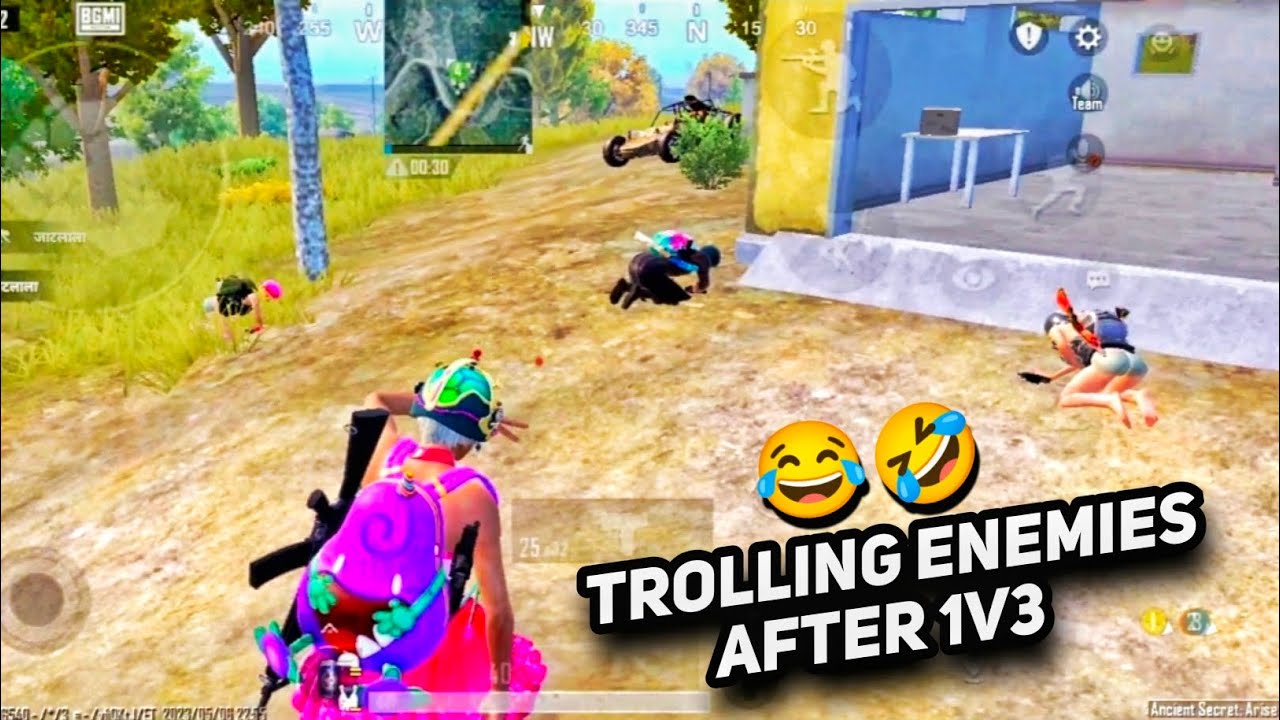 TROLLING ENEMIES AFTER 1V3😂🤣 - YouTube