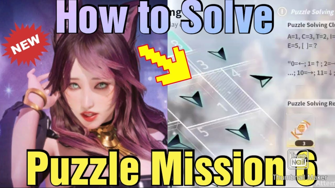 Rise Of Eros How to Solve Puzzle Mission 6 to get 100 Crystals 💎 - YouTube
