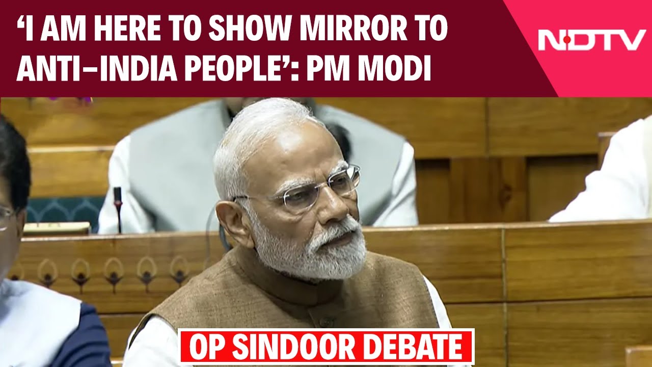 PM Modi In Parliament Today | I Am Here To Show Mirror To Anti-India ...