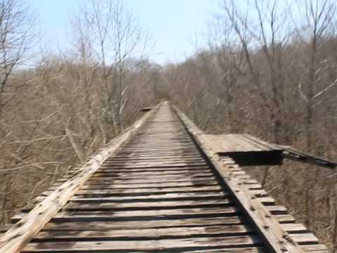 Monon High Bridge in Delphi Indiana - YouTube