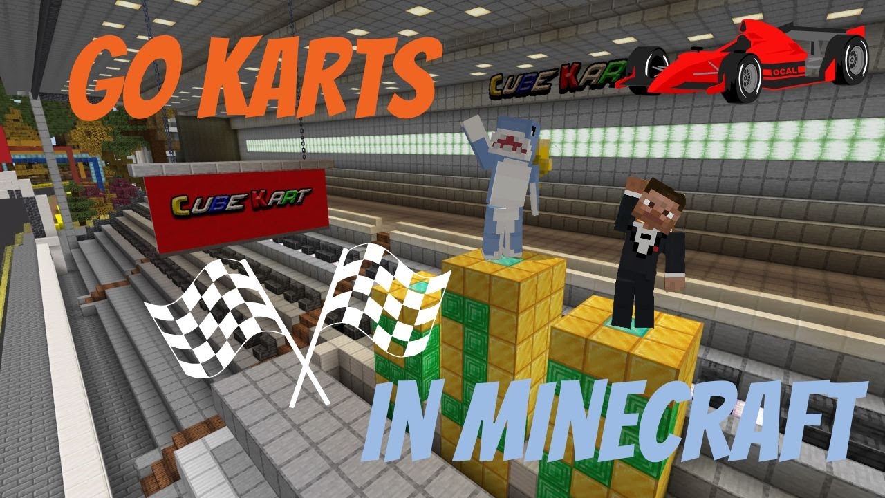 MARIO KART IN MINECRAFT !? | Cube Karts - YouTube
