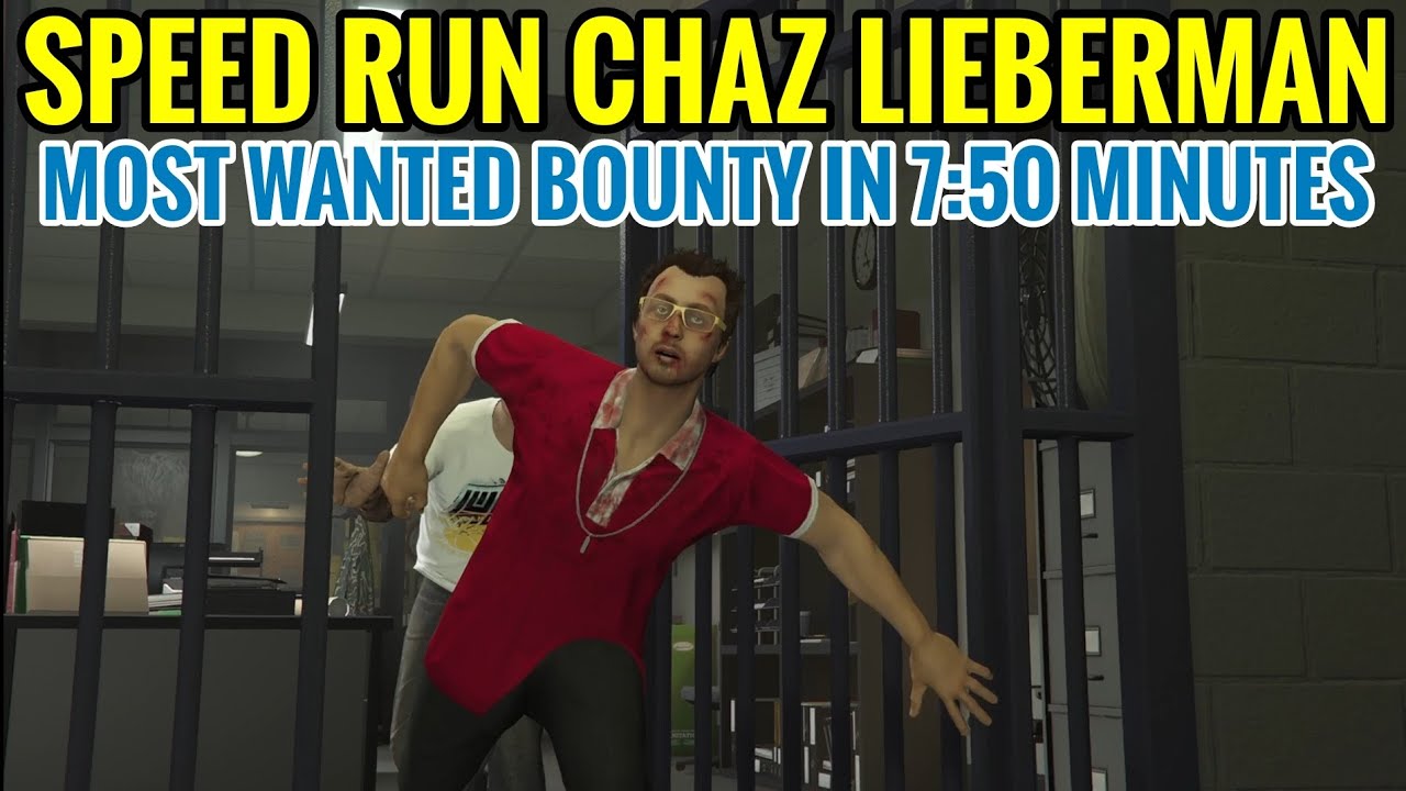 GTA Online - Most Wanted Bounty Chaz Lieberman in under 8 minutes - YouTube