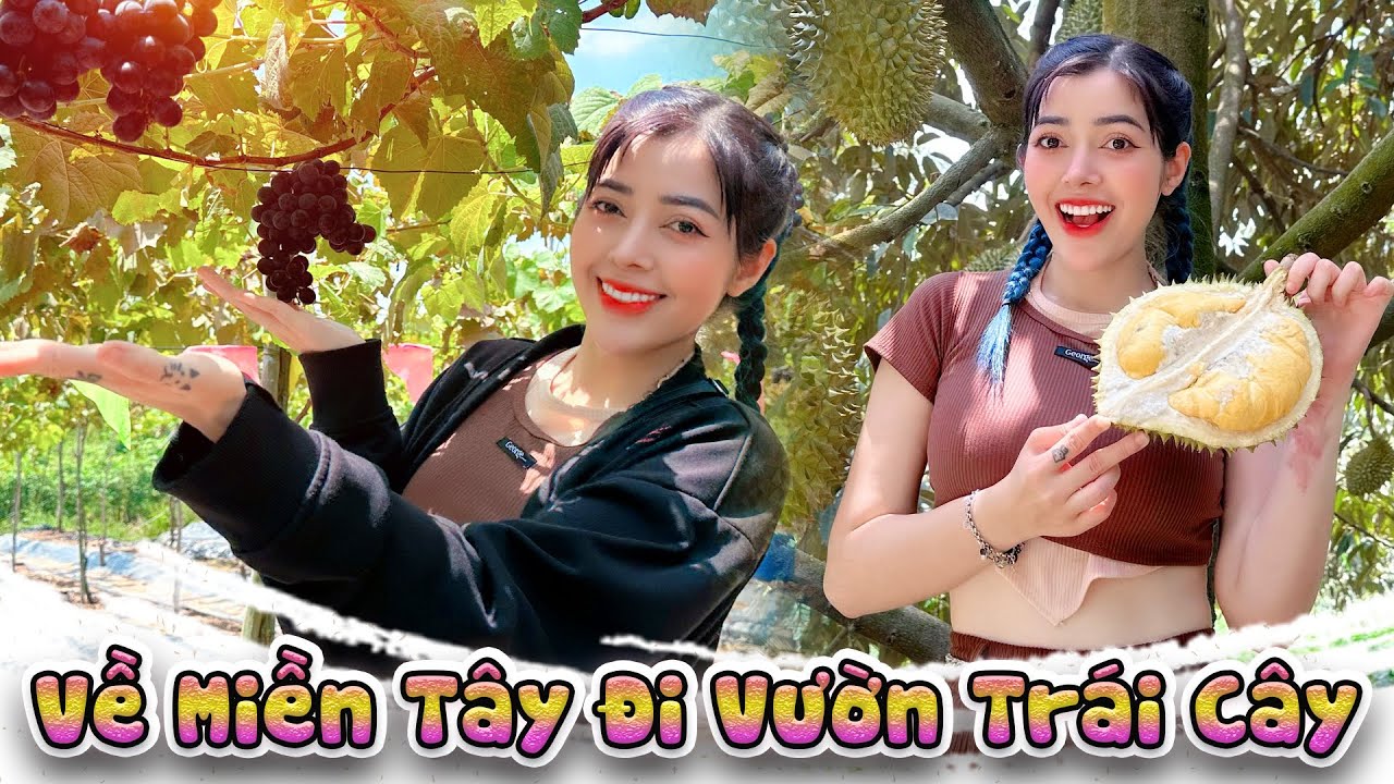 Linh Barbie Về Miền Tây Đột Nhập Vườn Nho - Sầu Riêng I Linh Barbie ...
