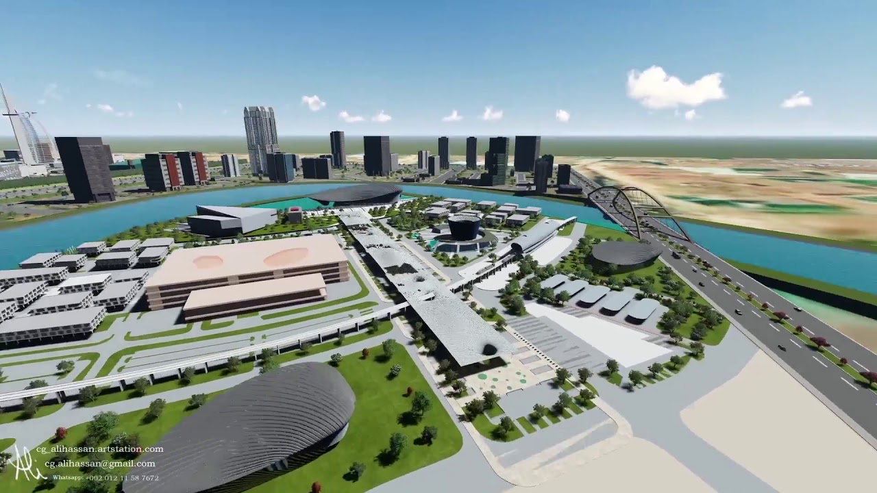 3D Animation For Smart City Walk Through and Fly through - YouTube