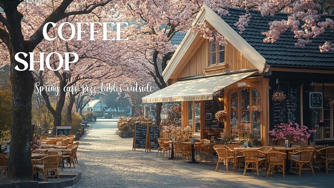 Relaxing Coffee Shop Jazz - Spring Ambiance for Cafe, Study & Relaxing ...