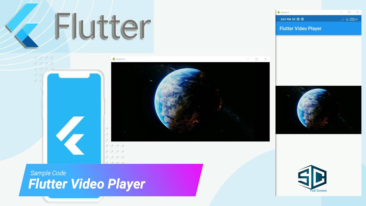 Flutter Video Player by Sample Code | Flutter Tutorial | Flutter 2023 | Video Player - YouTube