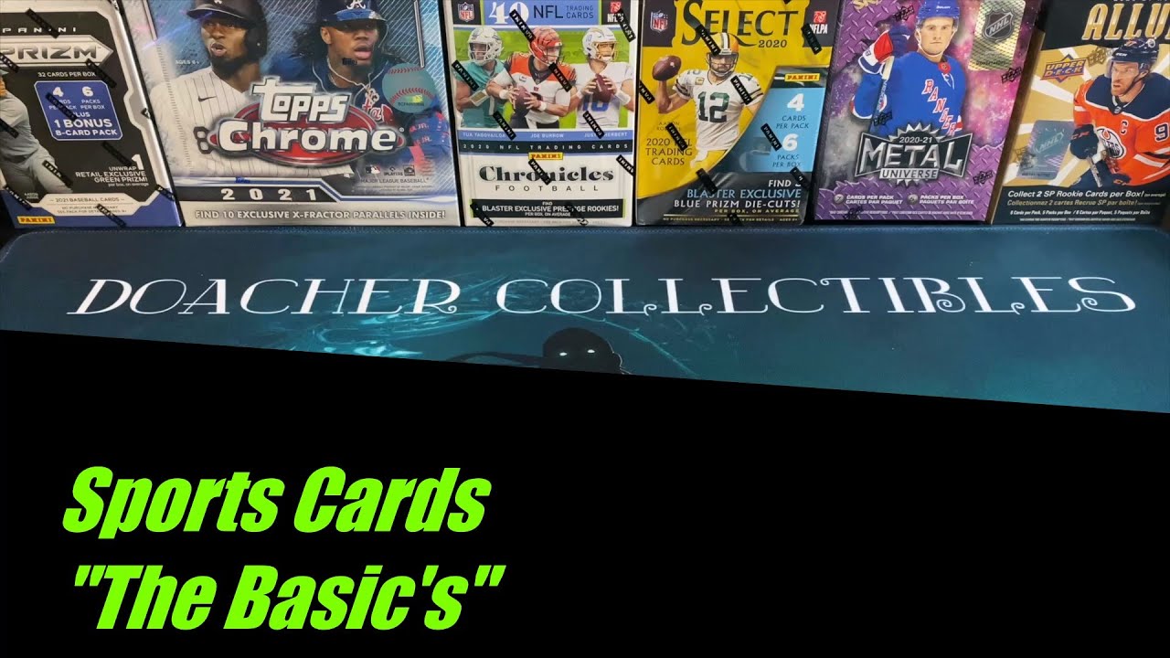 Sports Cards 101 "The Basic's". Sports Cards Explained. - YouTube