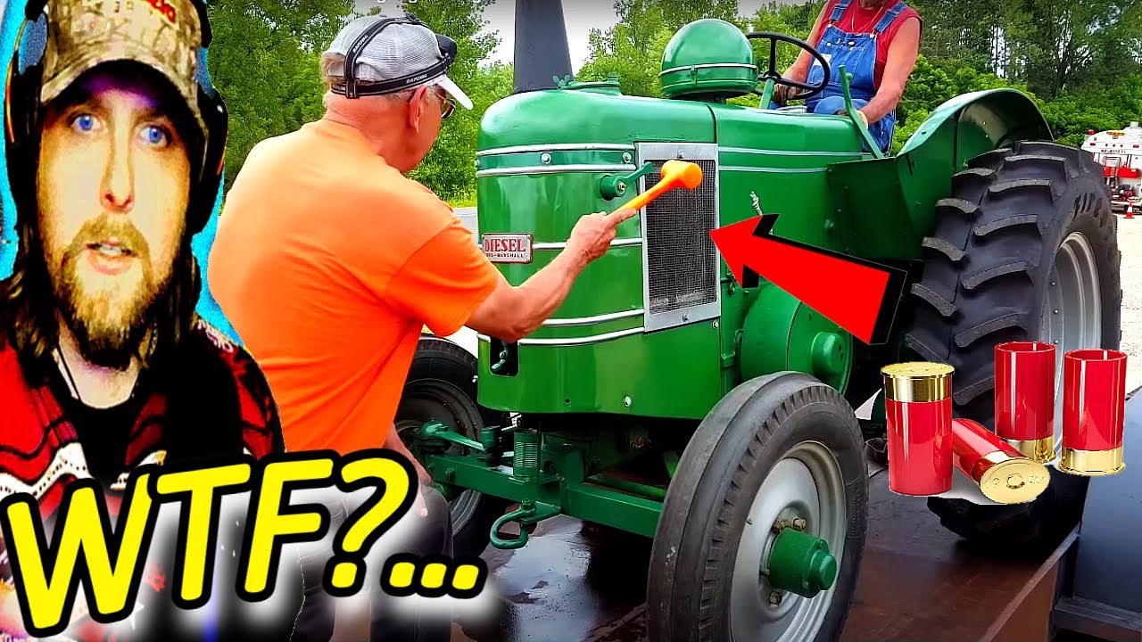 Starting an old Field Marshall with a 12 gauge shotgun shell - American ...
