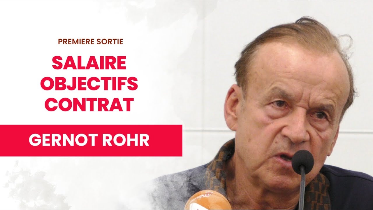 CONFERENCE DE PRESSE GERNOT ROHR AU BENIN AVEC LES GUEPARDS 2 - YouTube