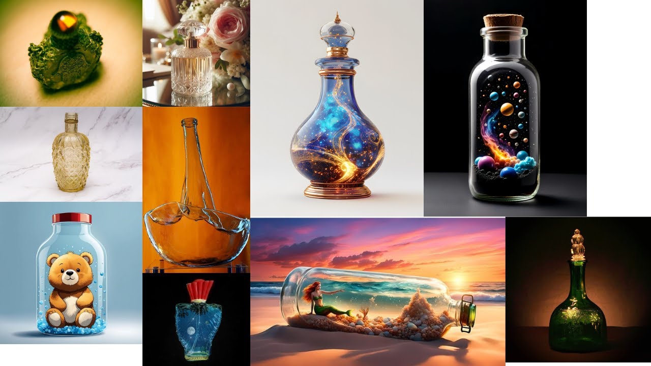 Beautiful Designs of Glass Bottles I Beautiful Glass jars I Designs ...