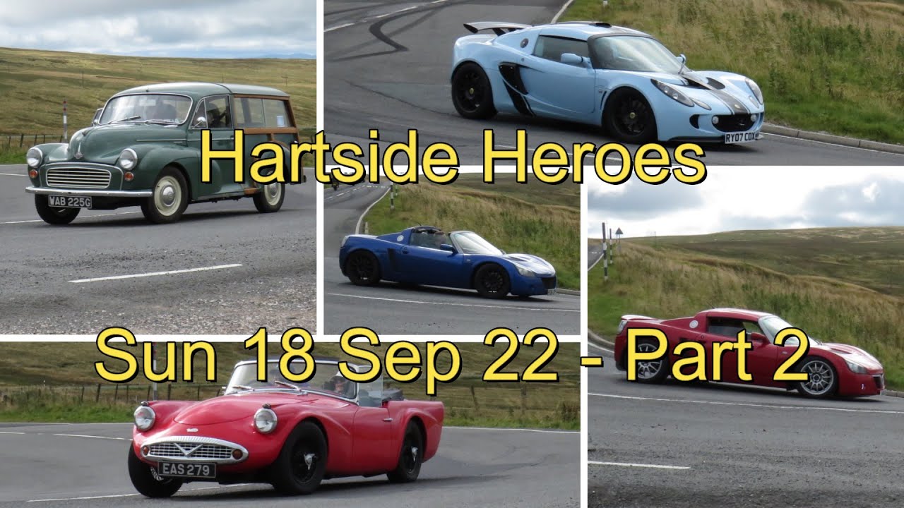Hartside Pass | Sunday 18th Sep 22 - Pt2 | Morris Traveller, XKR, Husky ...
