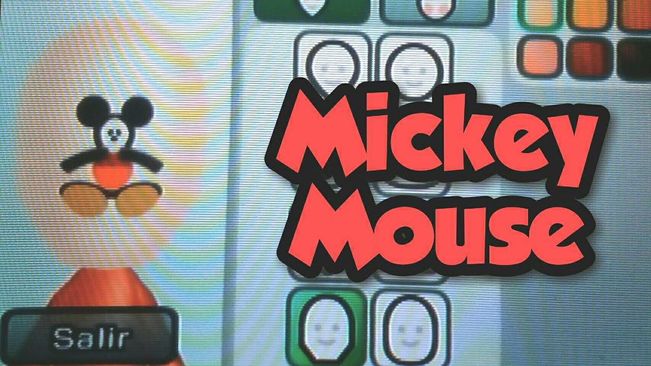 mii de mickey mouse - YouTube