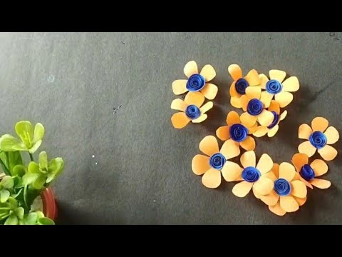DIY/Flower Making Idea/How to make Paper Flower🌺🌺/Easy And Quick Paper ...