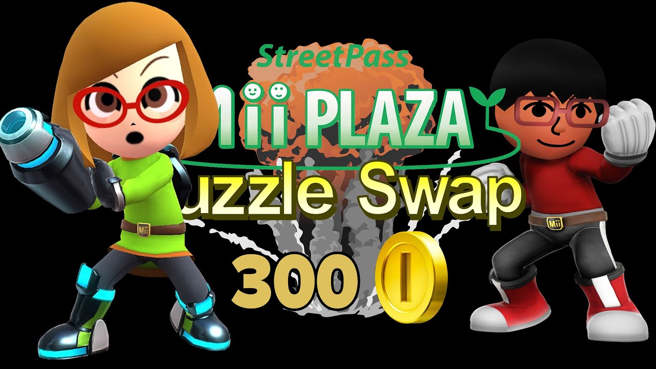 Streetpass Mii Plaza's Puzzle Swap - 300 coins in one go! - YouTube