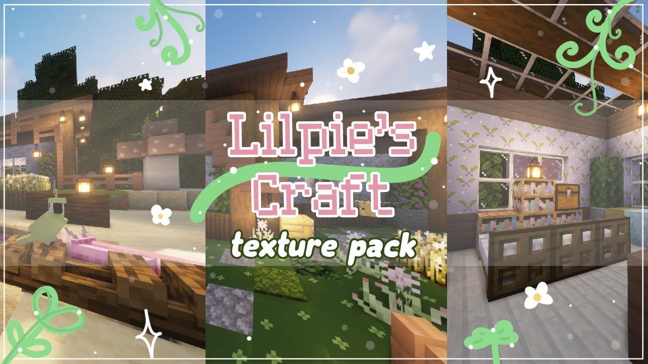 🍄 ｡ﾟ lilpie's craft review new cutesy & cottagecore texture pack ...