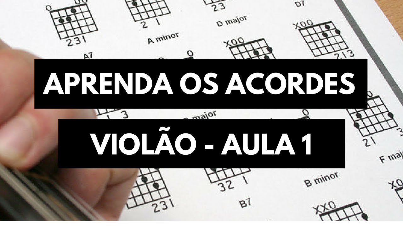 Aprendendo Acordes Violão Aula 1 Acordes - Chordify