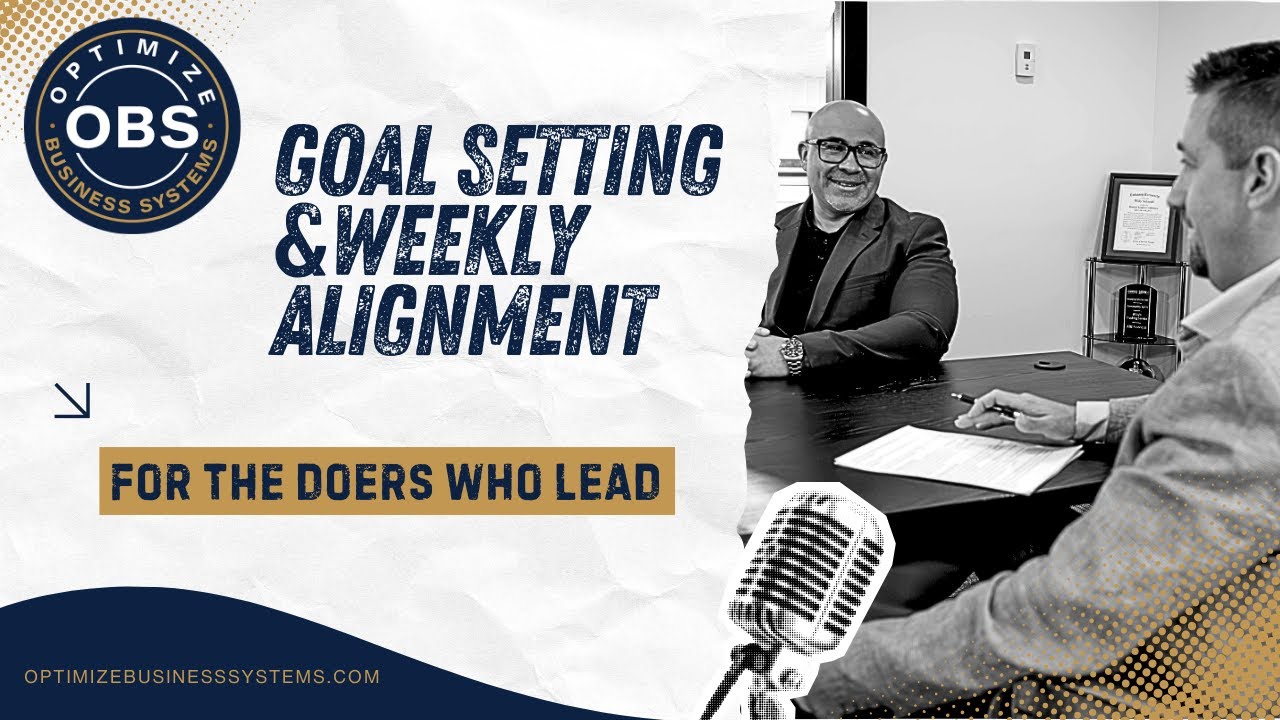 Goal Setting & Weekly Alignment - YouTube